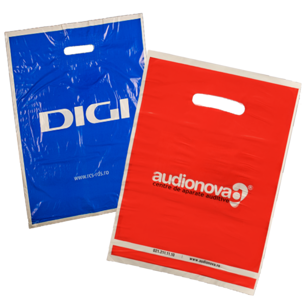 Pungi banana din plastic personalizate la comanda