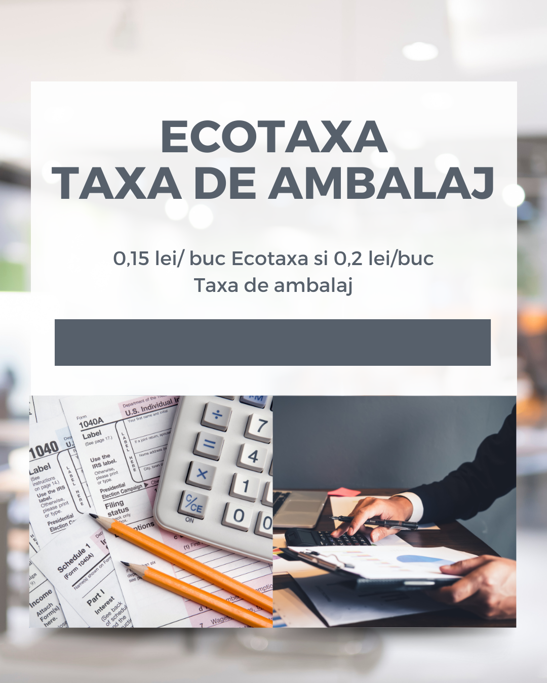 Procedura declaratie ecotaxa si taxa de ambalaj